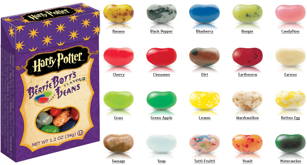 Bertie Bott s Every Flavor Beans Jelly Bean Challenge BeanBoozled 