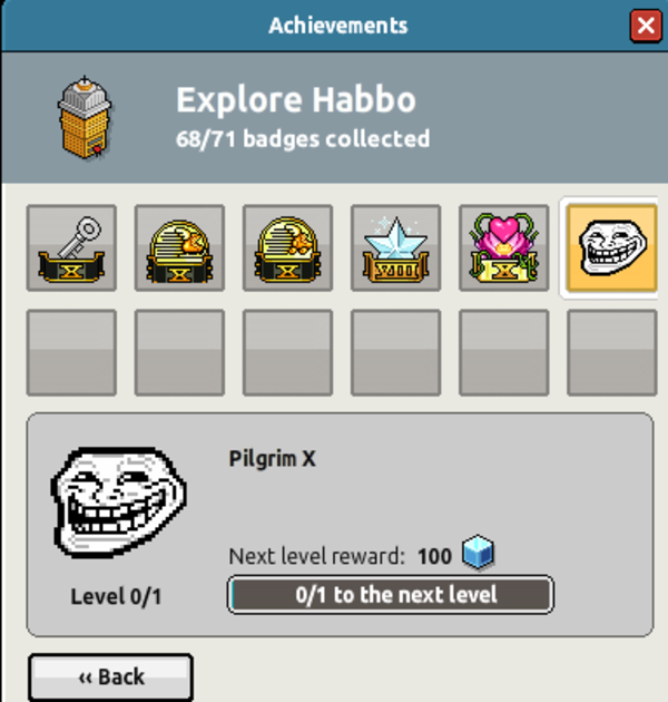 Habbo Troll Badge | Habbo Hotel | Know Your Meme