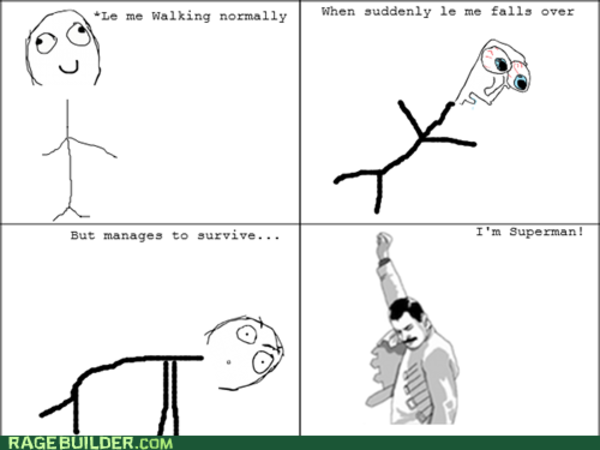 Falling over :L | Know Your Meme