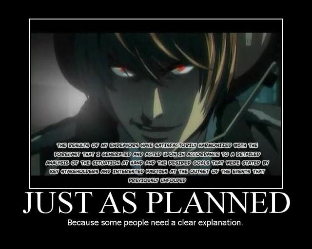 Just As Planned - Clarification | Just As Planned | Know Your Meme