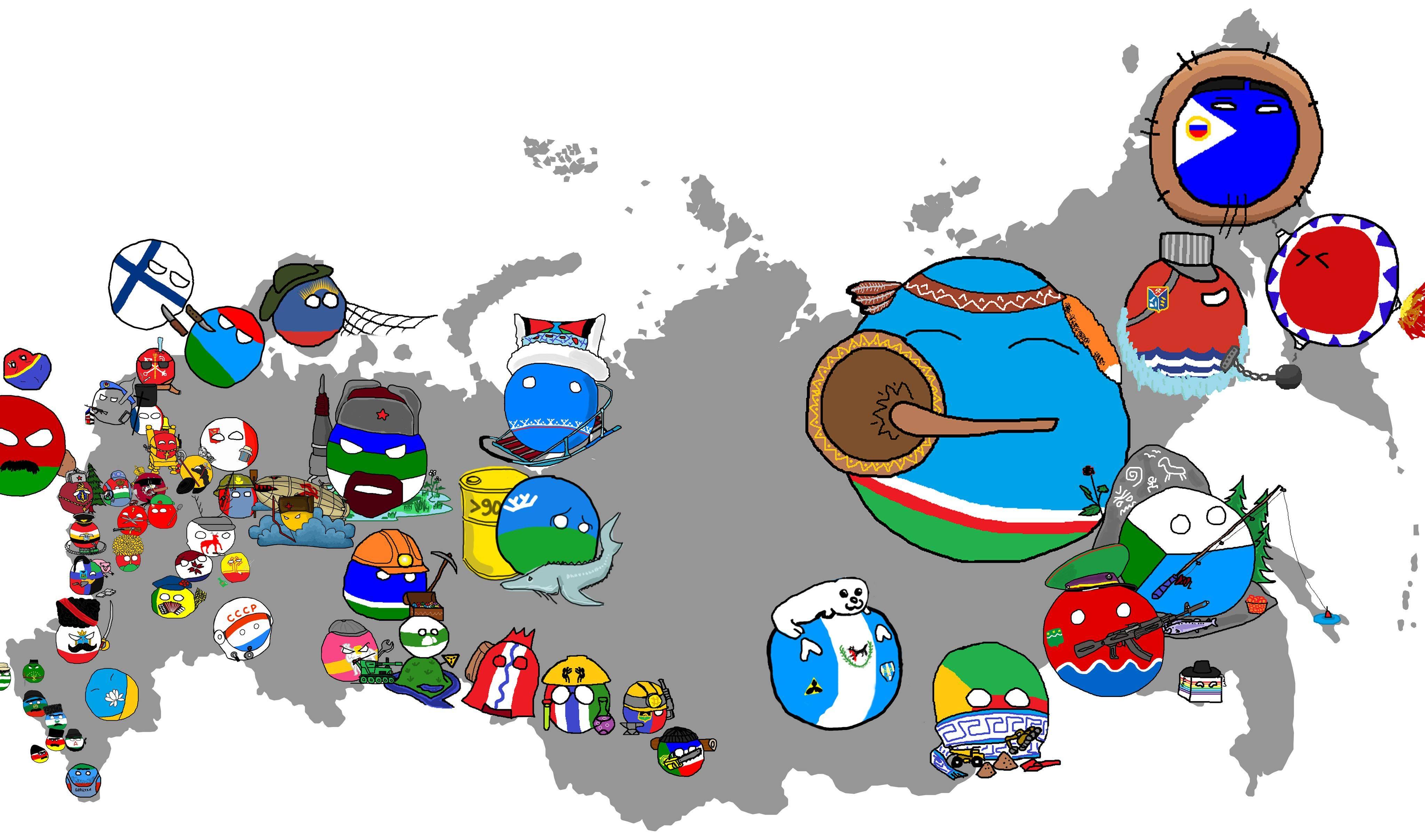 Map of Russia | Polandball | Know Your Meme