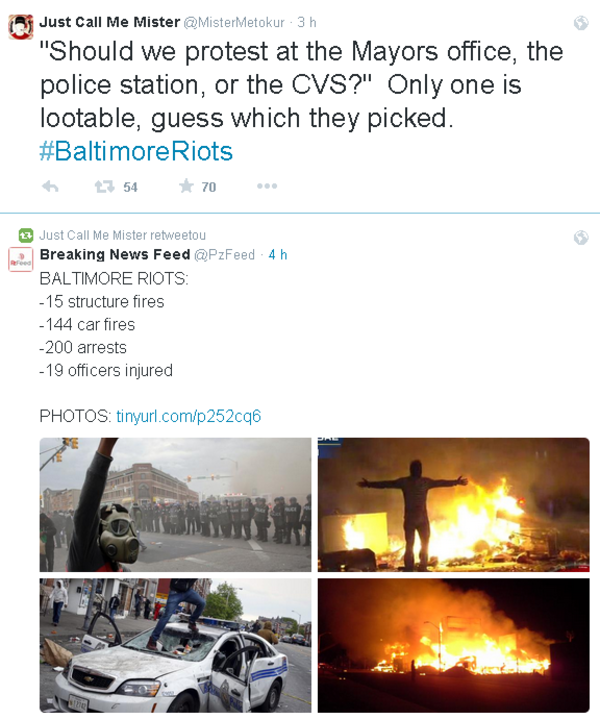 Baltimore Rioting Memes