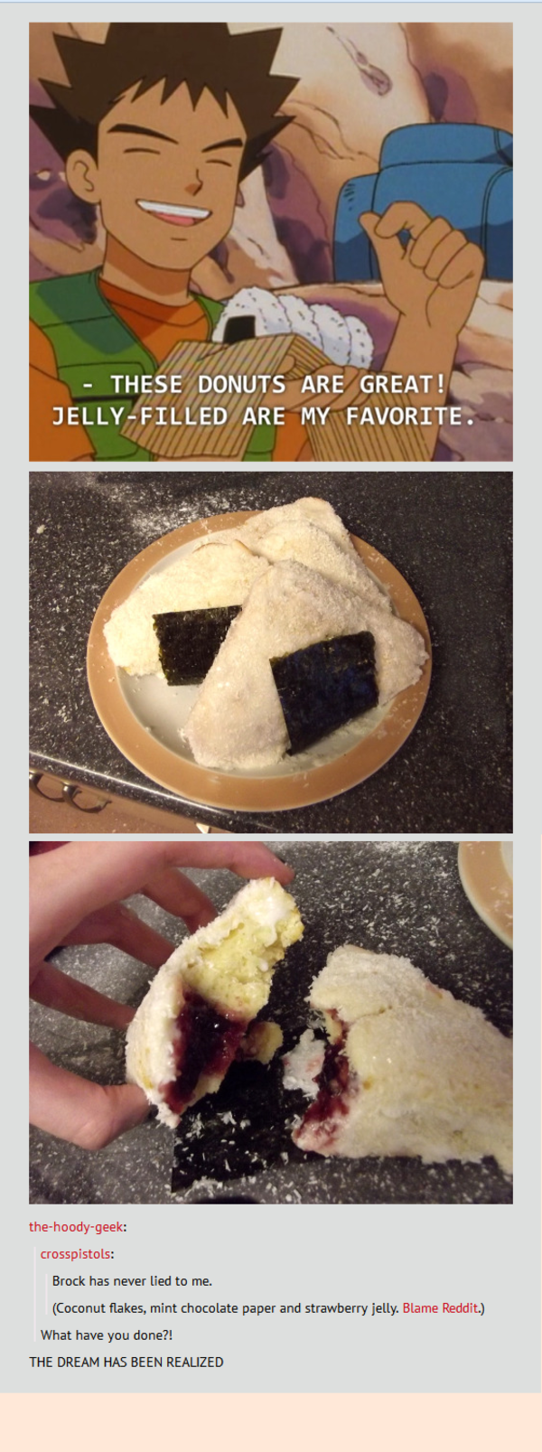 nothing beats a jelly filled donut | Brock's Jelly Donuts | Know Your Meme