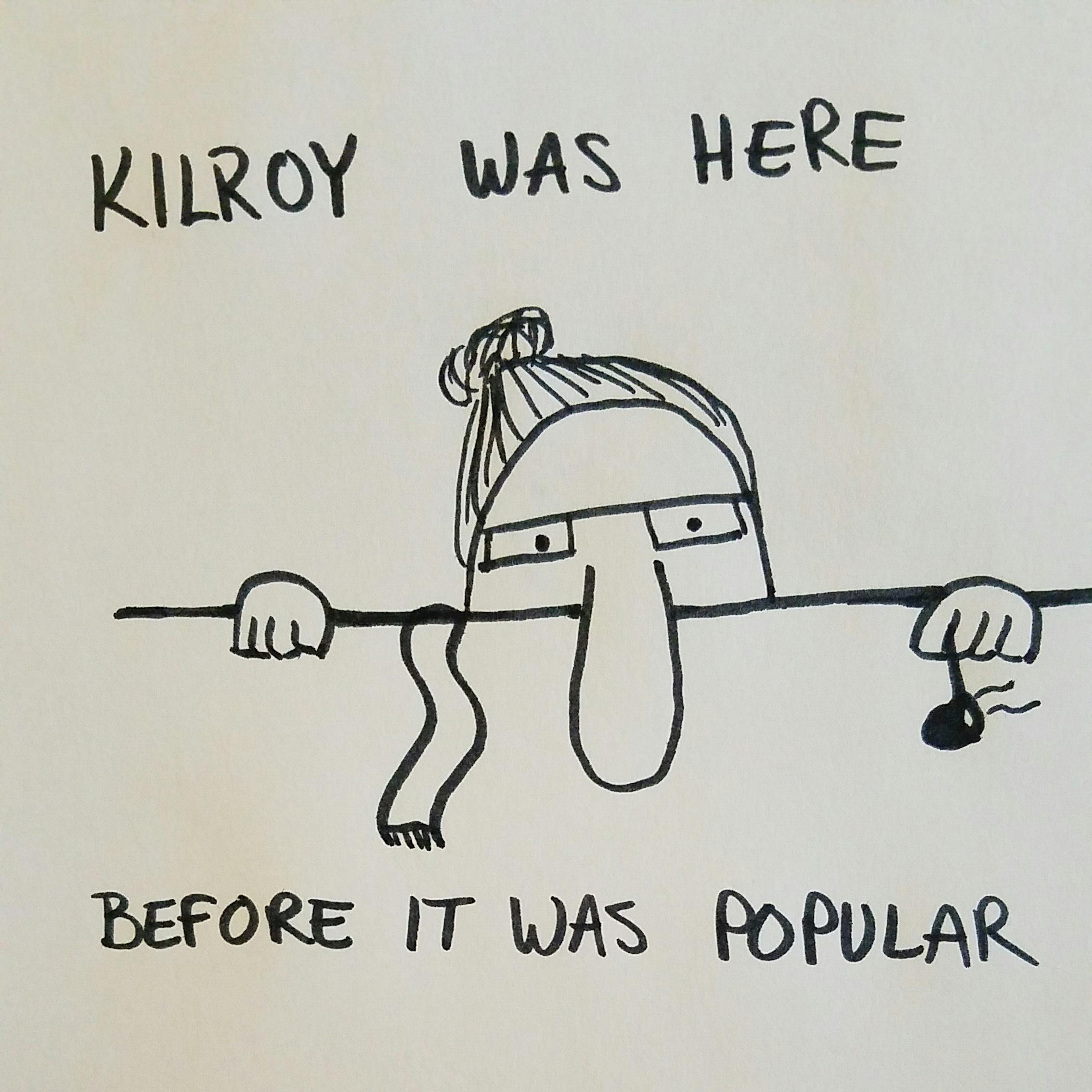 Hipster Kilroy | Kilroy Was Here | Know Your Meme
