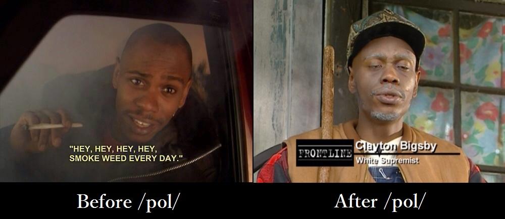 Chapelle before and after /pol/ | /pol/ | Know Your Meme