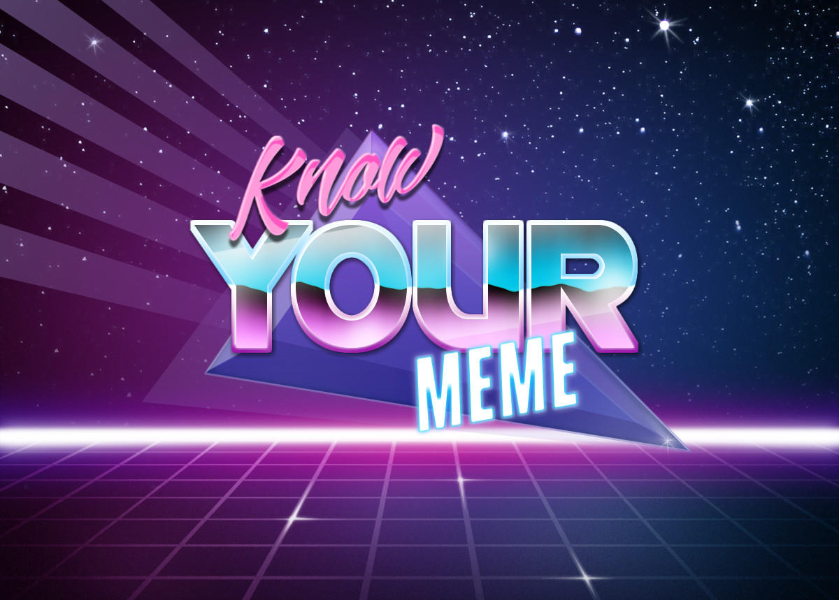 Retro KYM | Retrowave Text Generator | Know Your Meme