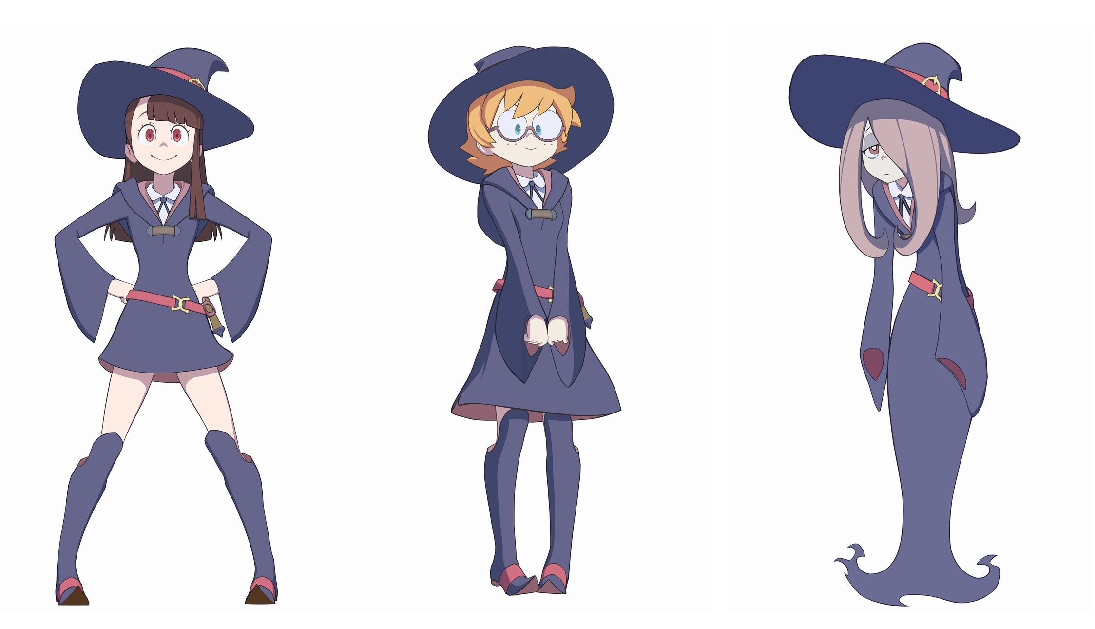 The Gang's Characters Models from LWA: The Magic of Time and the Seven ...