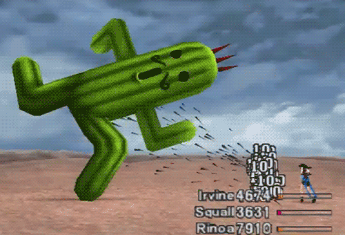 Jumbo Cactuar Attacks | Cactuar | Know Your Meme