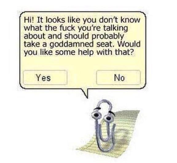 Clippy wishes to help you | Clippy | Know Your Meme