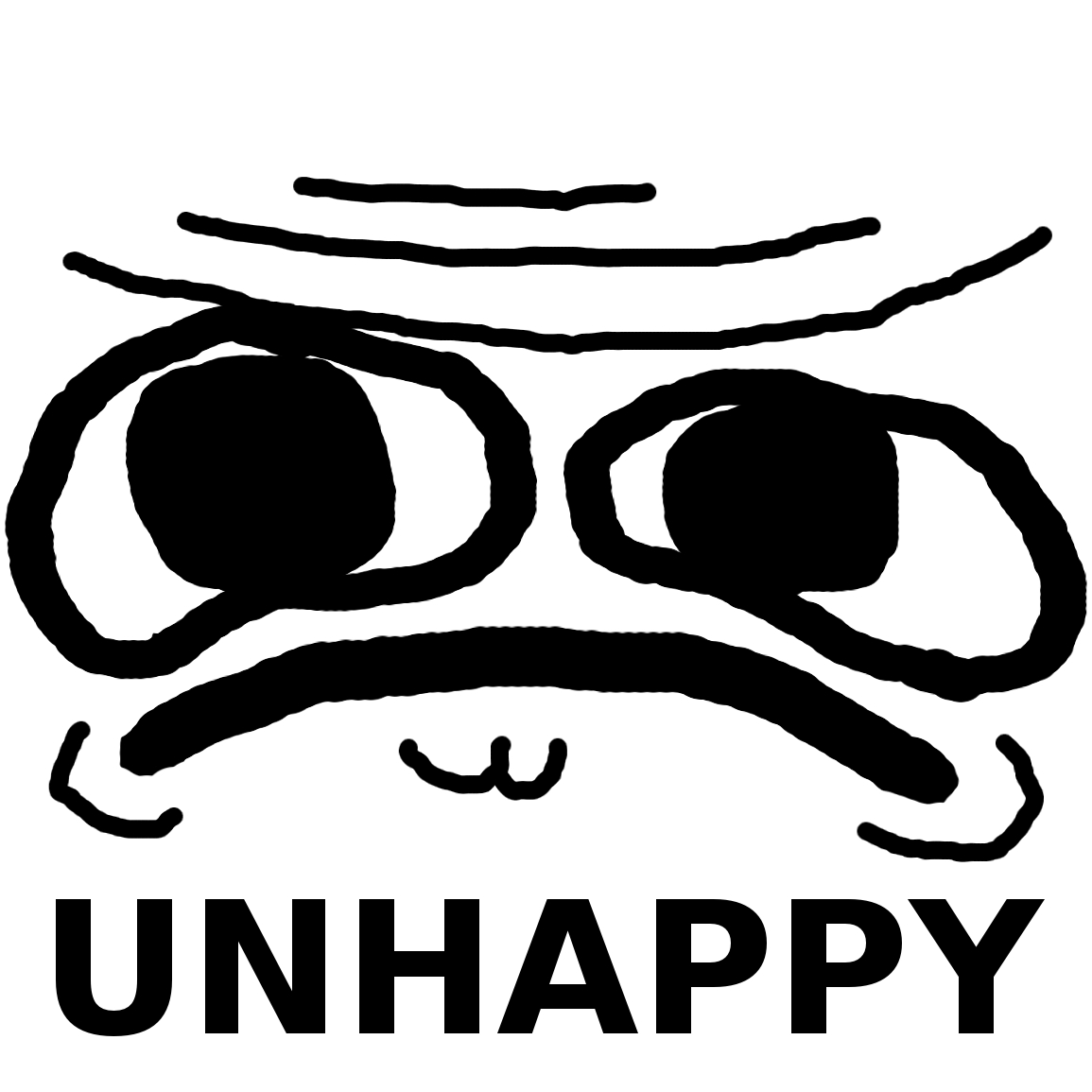 Unamused Face Meme Sticker
