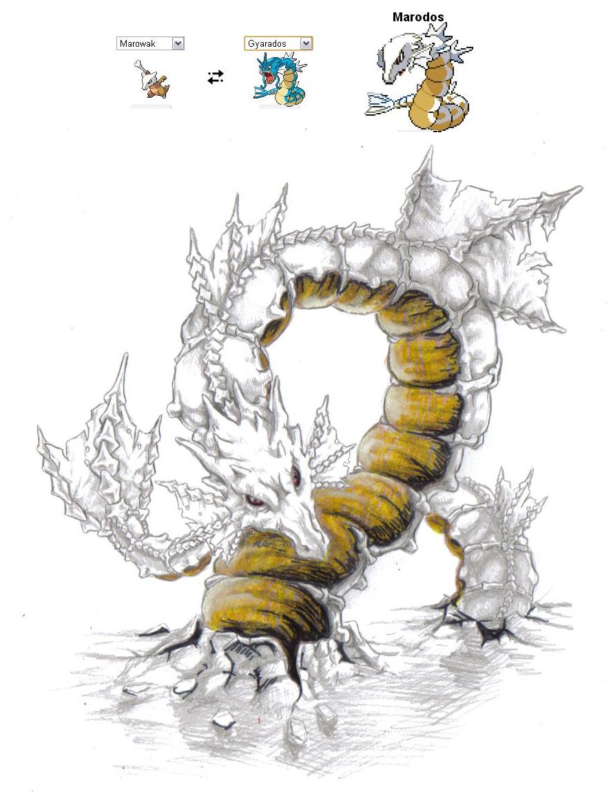 Pokemon Fusion Cubone Arcanine