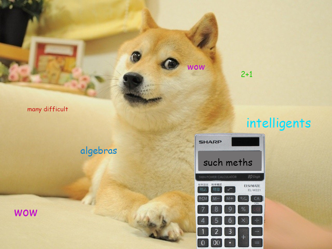 calculator doge | Doge | Know Your Meme