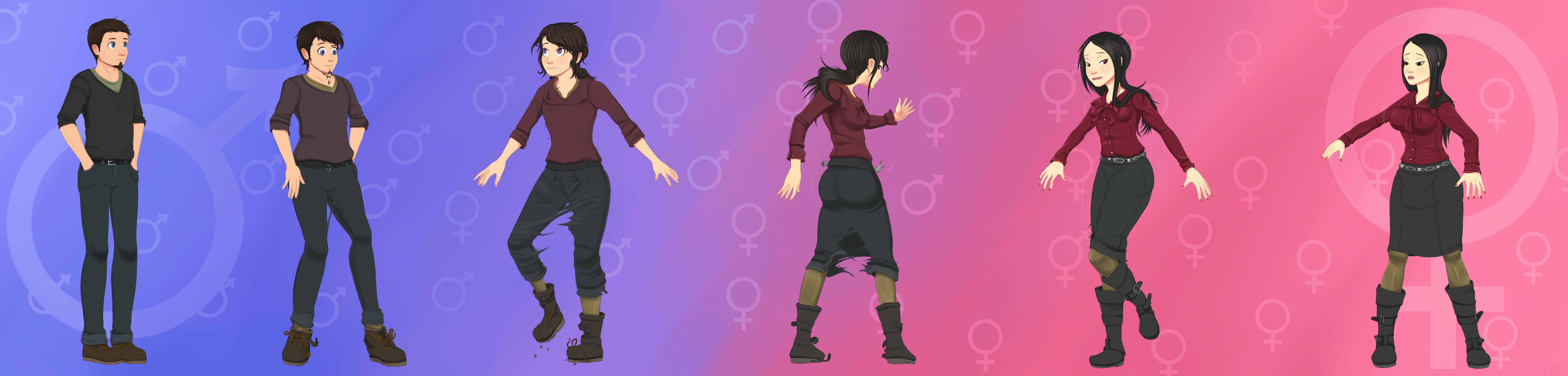 Walk in her Shoe's | Transformation / TF | Know Your Meme