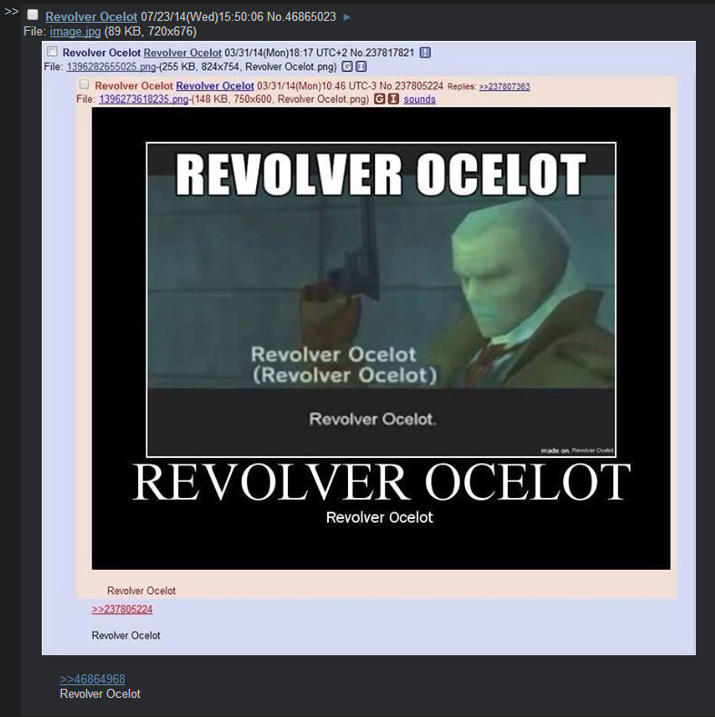Revolver Ocelot | Revolver Ocelot | Know Your Meme
