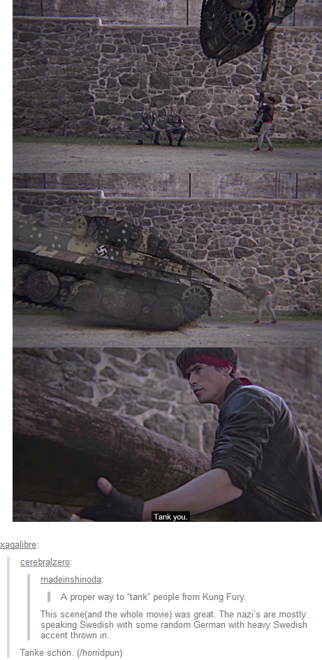 Tank you | Kung Fury | Know Your Meme