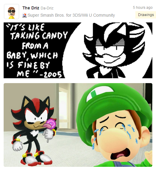 Shadow's most edgy and badass line | Super Smash Brothers | Know Your Meme