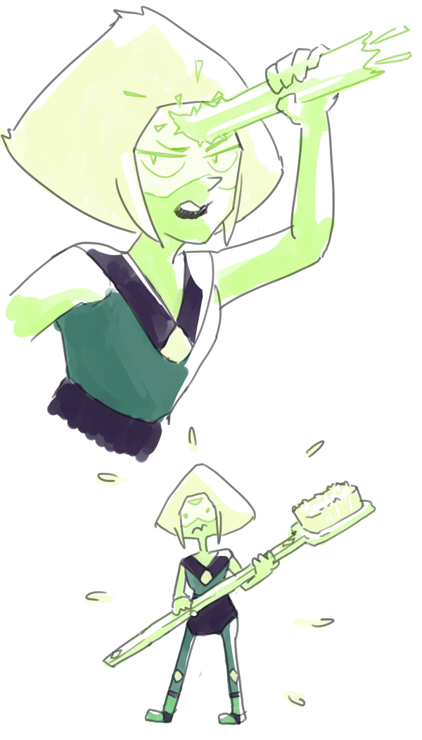 Peridots weapon : r/stevenuniverse