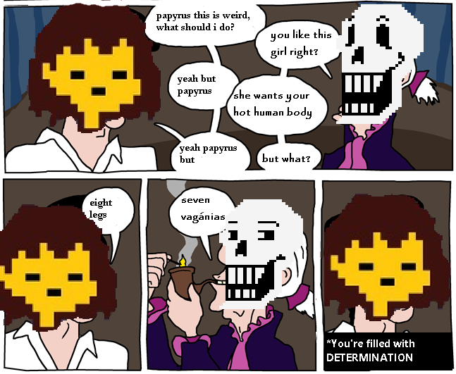 Frisk seeks advice on dating Muffet | Undertale | Know Your Meme