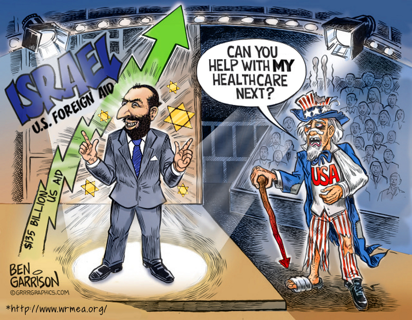 Israel Aid | Ben Garrison | Know Your Meme