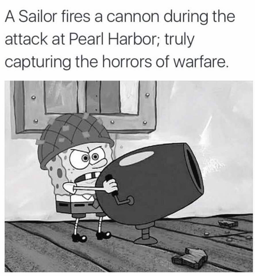 Pearl Harbor | SpongeBob History Captions | Know Your Meme