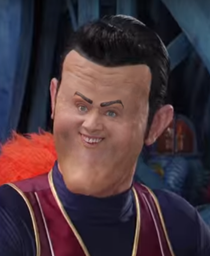 Robbie Rotten Reaction Face